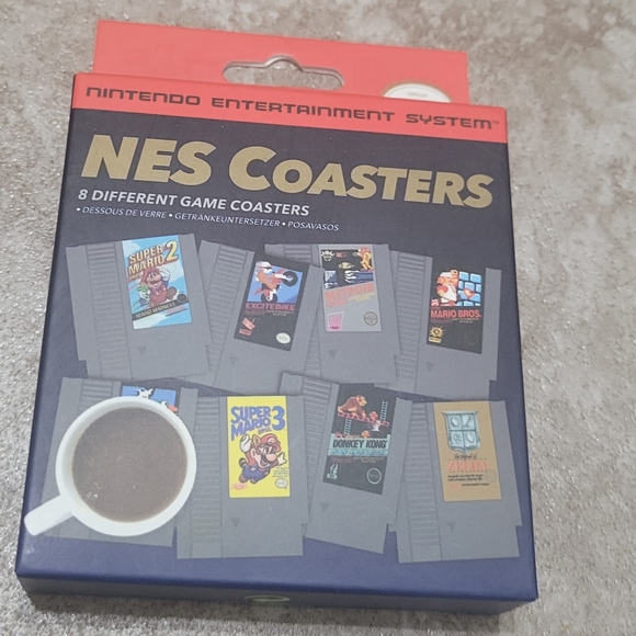Nintendo | Dining | Nintendo Game Coasters 8 Pack Nes Offical Product ...